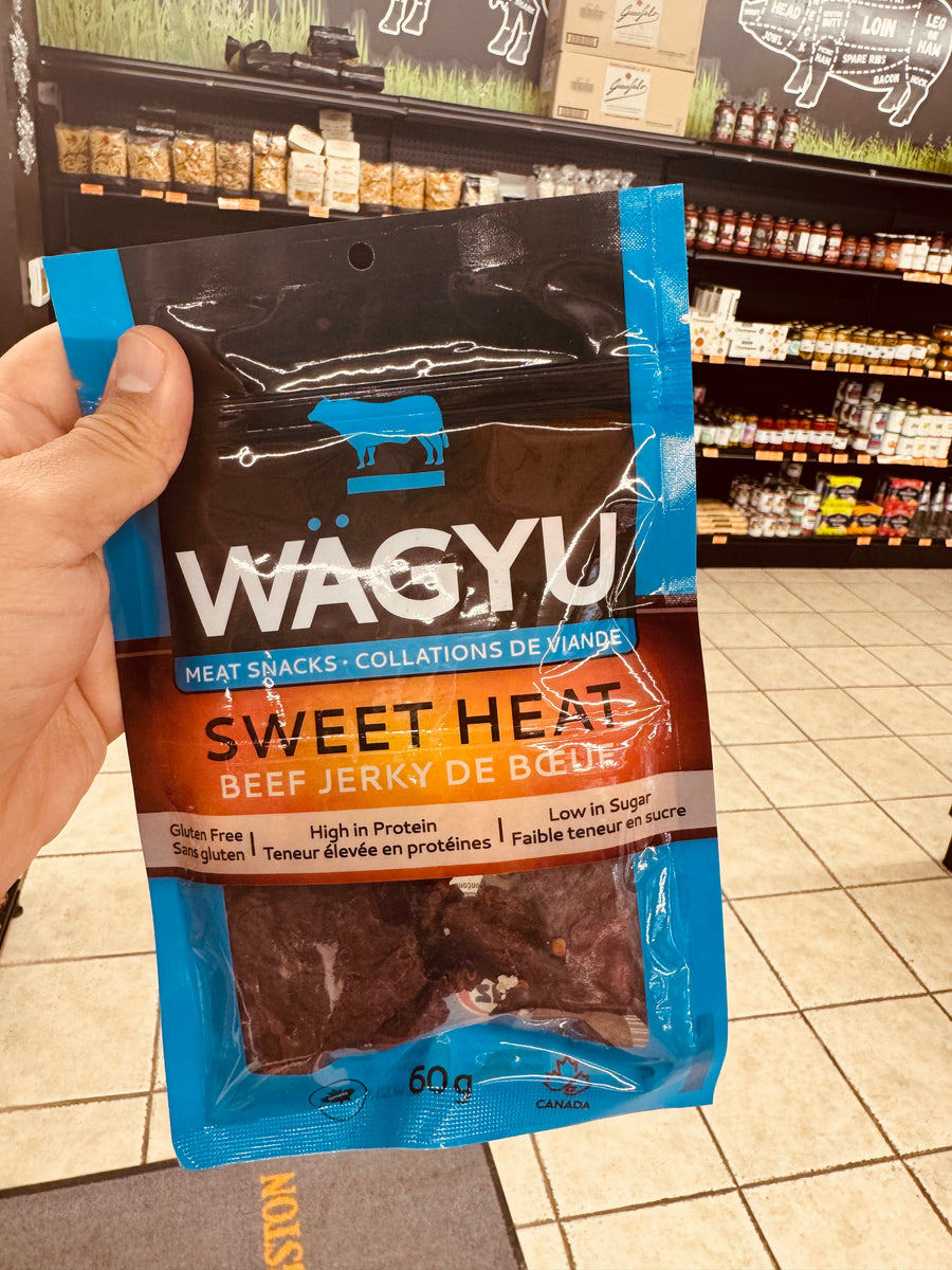 BUY WAGYU SWEET HEAT BEEF JERKEY 60GM | The Meat Market, Kingston